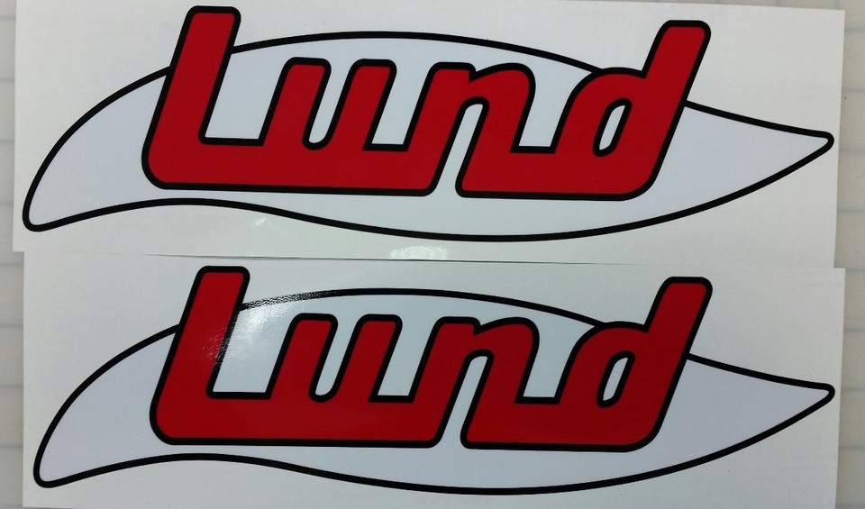 1960's, 1970's Lund Boat Decal, Vintage, Classic Boat, Sticker, 60's ...