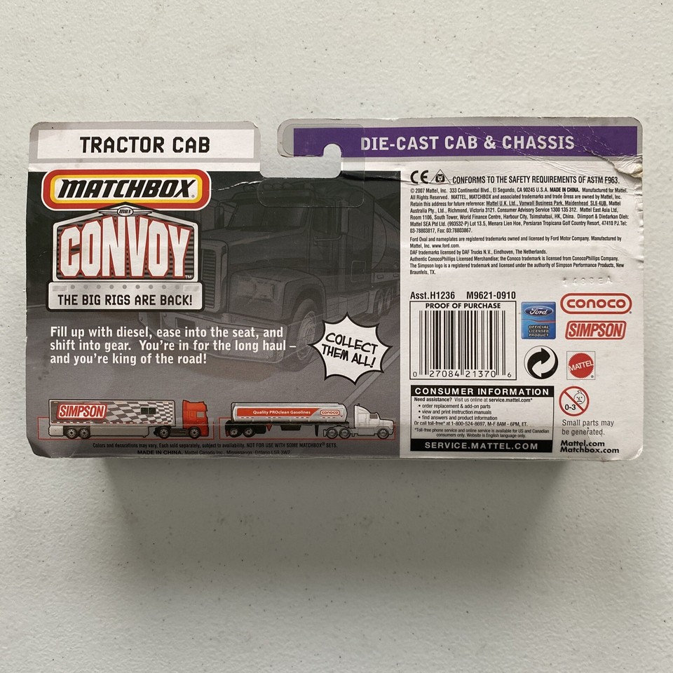 Matchbox Convoy The Big Rigs Are Back Tractor Cab Dinosaur 2007 | eBay