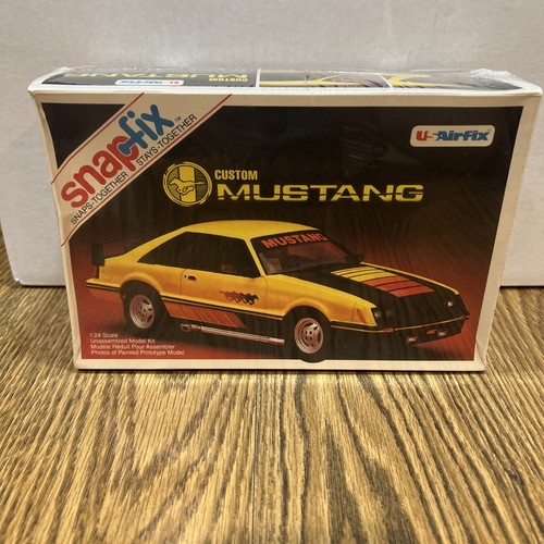 US Airfix 8047 1/24 Scale Snapfix 1980 Custom Ford Mustang Plastic ...