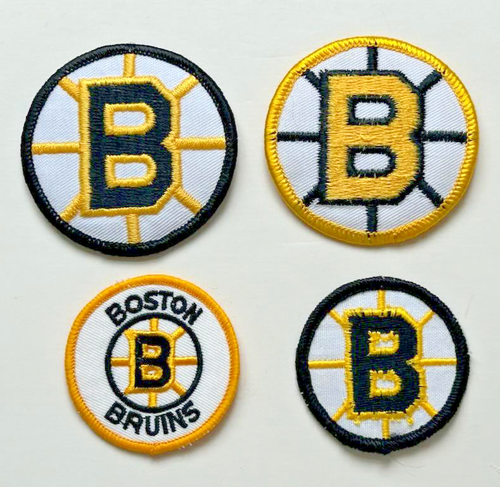 Vintage 1970's NHL Boston Bruins Embroidered Patch Set (4) | eBay