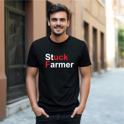 Stuck Farmer Funny T-Shirt F*ck Starmer Keir Starmer Labour Political T ...