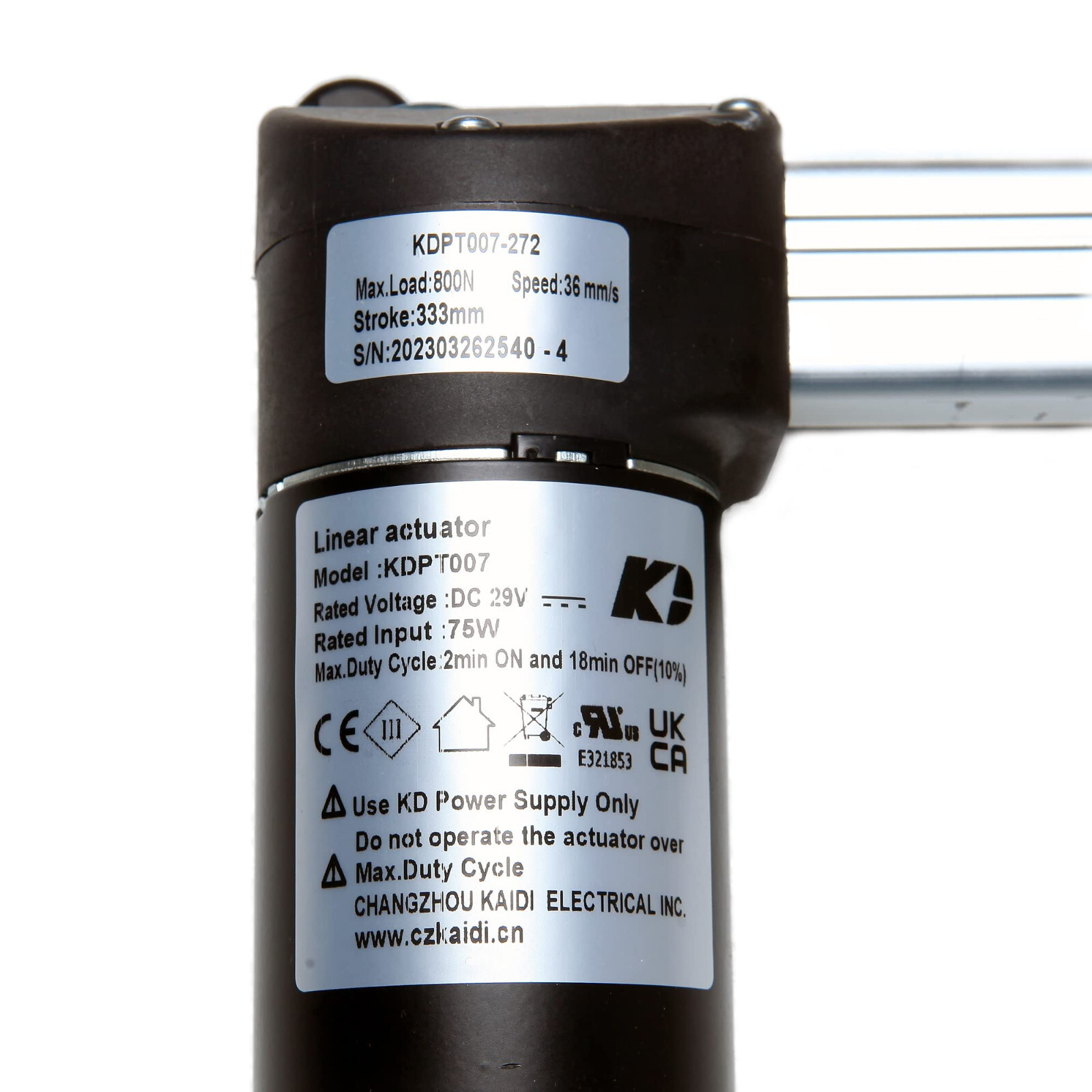 Motor Model KDPT007 KDPT007-272 Linear Actuator for Power Recliner Lift ...