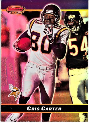 Cris Carter Topps #69 Trading Card (Excellent Condition) | eBay