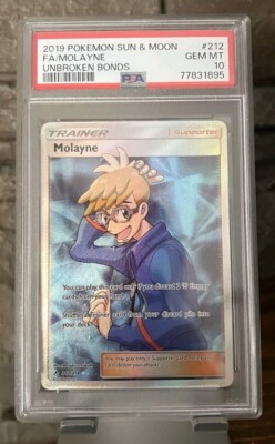 Pokémon TCG Molayne Unbroken Bonds #212/214 Holo Full Art Ultra Rare ...