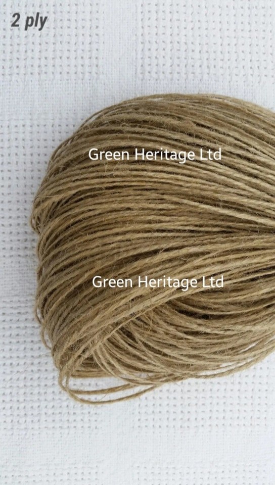 1m-1000m 1/2/3 ply Natural Brown Soft Jute Twine Sisal String Rustic ...