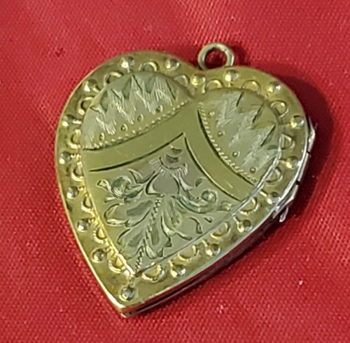 Vintage 12k Gold Filled Sweetheart Locket Heart Shaped | eBay Australia