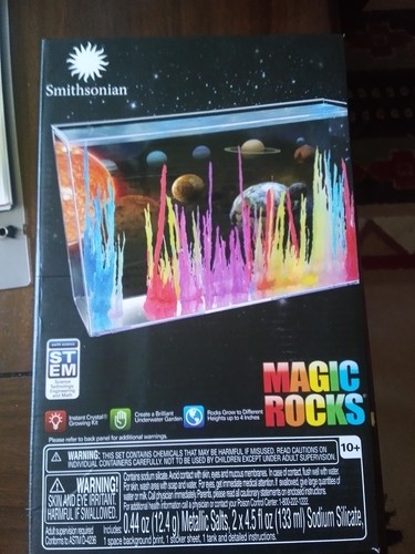 Smithsonian Magic Rocks Instant Crystal Growing Kit NEW Sealed | eBay