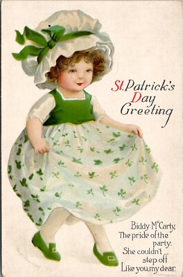 Ellen Clapsaddle St Patrick's Day Biddy McCarty Pride of the Party ...