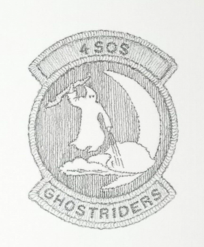 AC-130U Gunshiip 4th Special Operations Squadron Ghostriders 16" x 20 ...