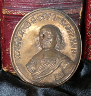 MOULE DE COULEE médaille uniface - Henri II de Rohan duc | eBay