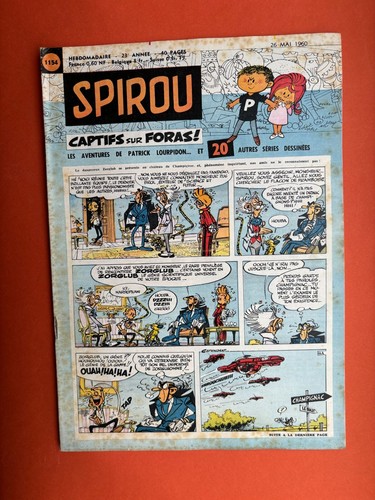 SPIROU 1154 avec MINI RECIT N°19 NON MONTE PEYO MORRIS FRANQUIN TBE | eBay