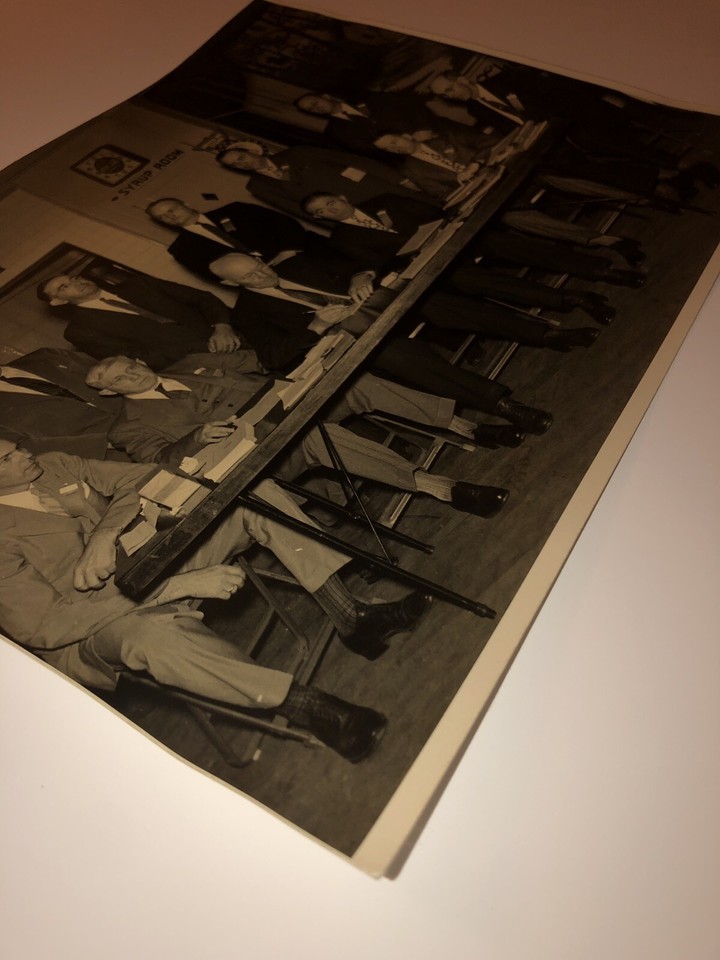 VTG COCA COLA 50s 60s Photograph Corporate Production Meeting SYRUP ...
