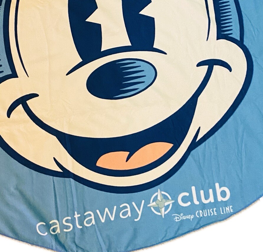 Disney Cruise Line DCL 25th Anniversary Mickey Round Beach Towel ...