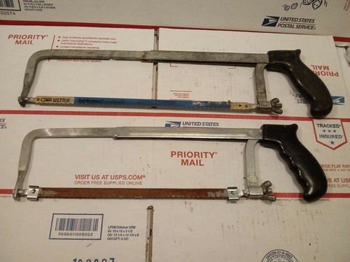 2 Vintage Disston Hacksaw No 348 Made in USA FREE SHIPPING | eBay