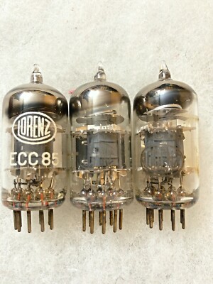 Lorenz ECC85 6AQ8 Triple Mica O getter NOS Testing excellent One Tube ...