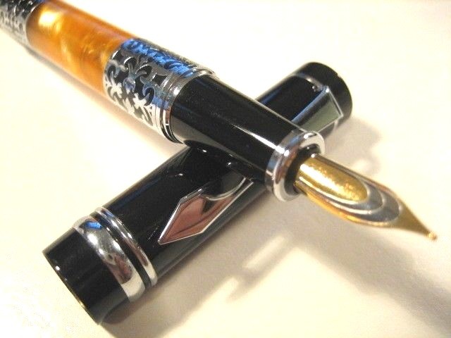 Beautiful Solid Replica Amber Heavy Body Fountain Pen | eBay