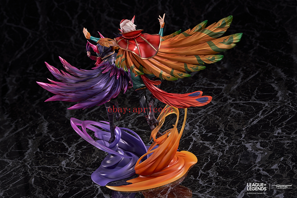 HobbyMax League of Legends Xayah Rakan Statue Figure Model Collectible ...