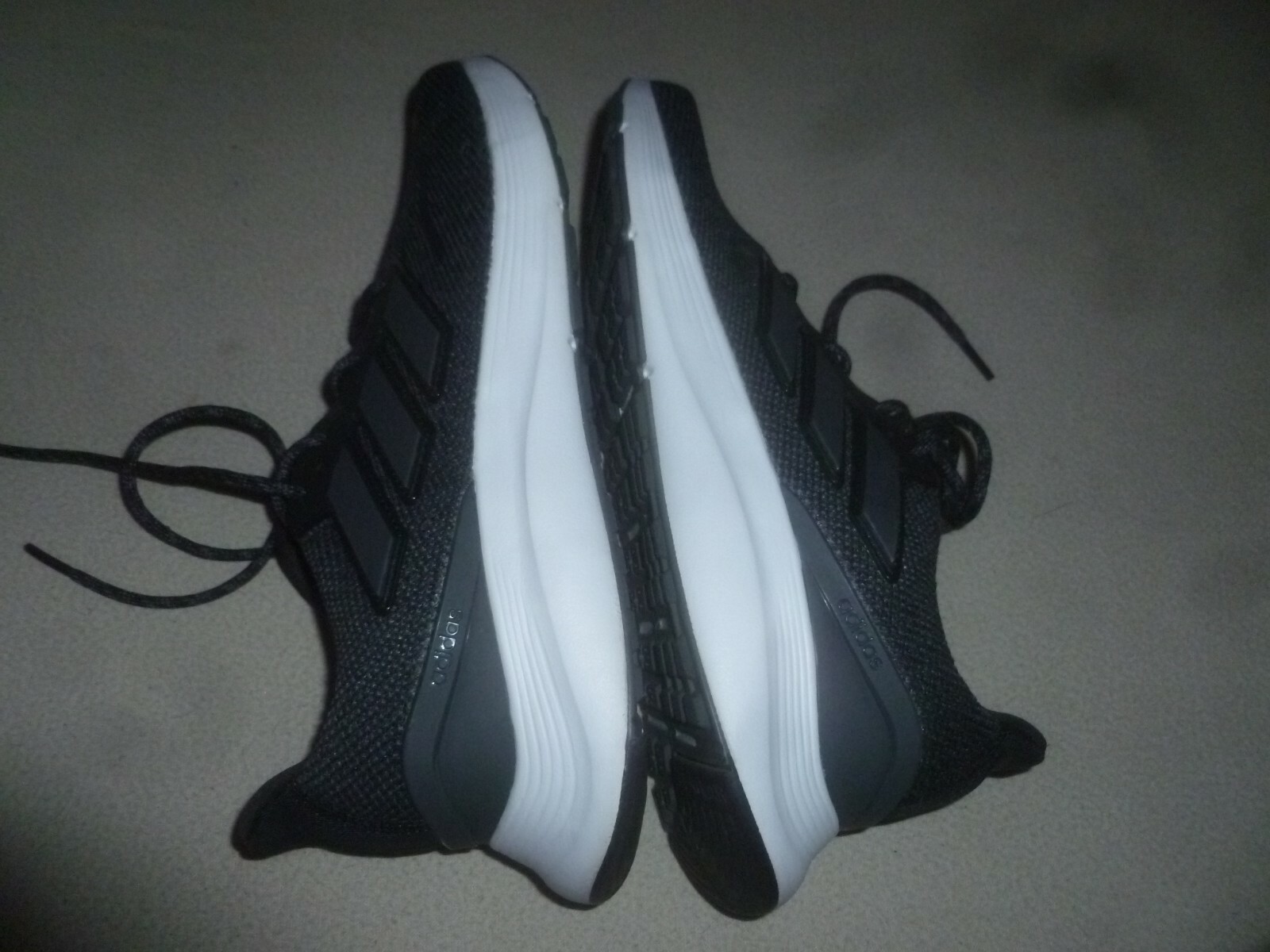ADIDAS CLOUDFOAM PGS 789005 SHOES SIZE 8 1/2 MENS RUNNING BLACK ...
