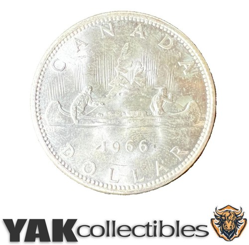 1966 Canadian 1 Dollar Silver Coin. Free Shipping! | eBay