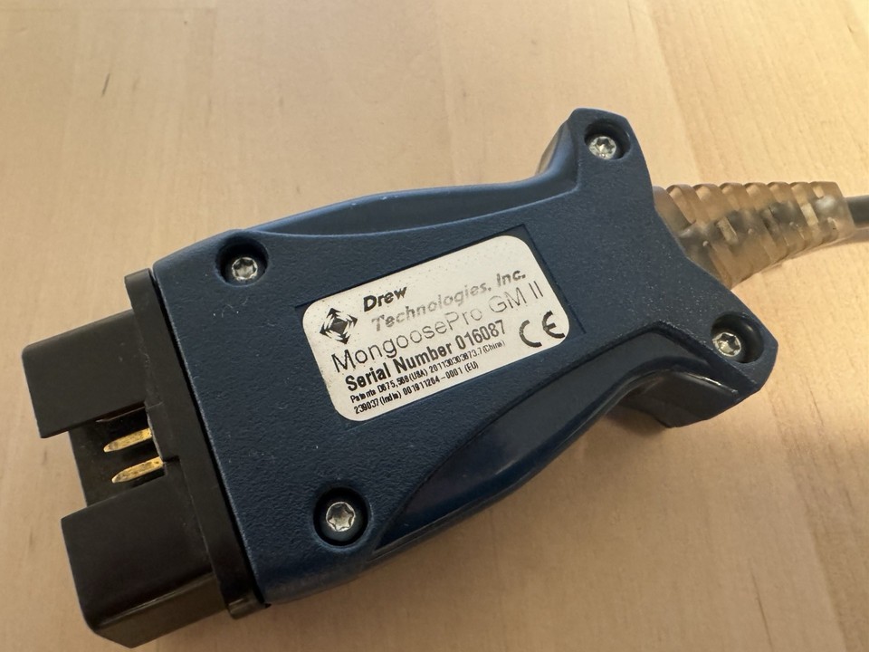 Drew Technologies Mongoose Pro GM II GM J2534 Opus IVS Tech2WIN and ...