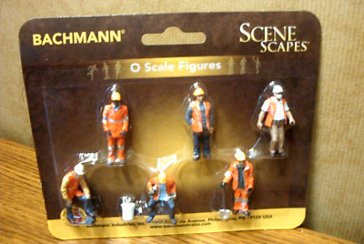 BACHMANN SCENE SCAPES MAINTENANCE WORKERS O SCALE FIGURES | eBay