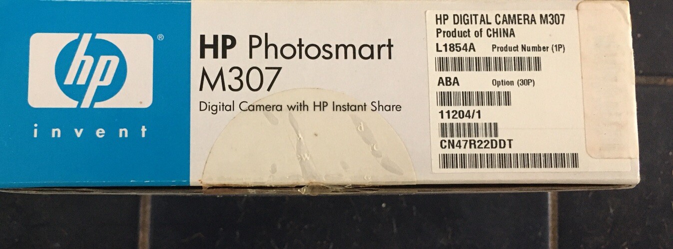 HP PhotoSmart M307 3.2MP Digital Camera - Silver for sale online | eBay
