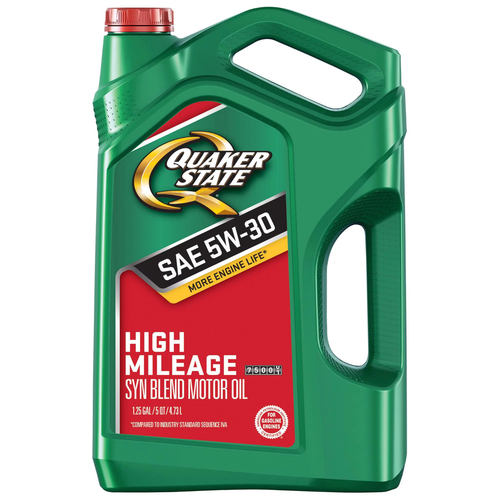 Quaker State High Mileage 5W-30 Motor Oil, 5 Quart | eBay