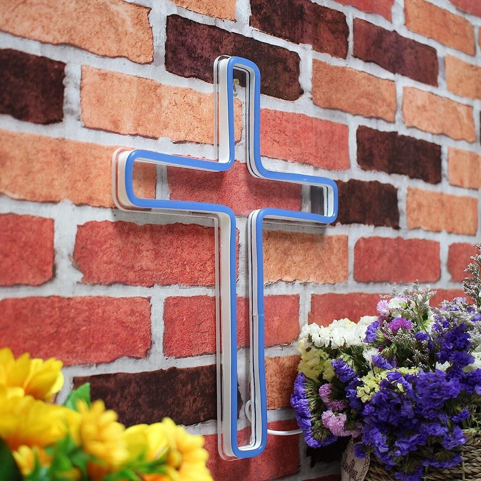 ADVPRO Cross Jesus Home Decoration Flex Silicone LED Neon Sign st16s33 ...