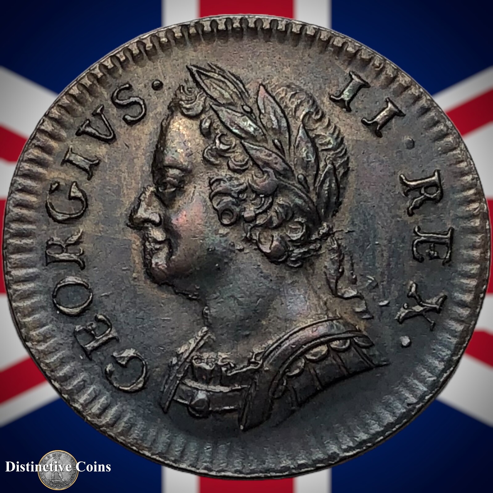 Great Britain 1754 Farthing 1/4d GB3183 | eBay