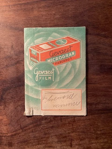 POCHETTE FILM GEAVERT MICROGRAN TIRAGE RIDAX VINTAGE | eBay