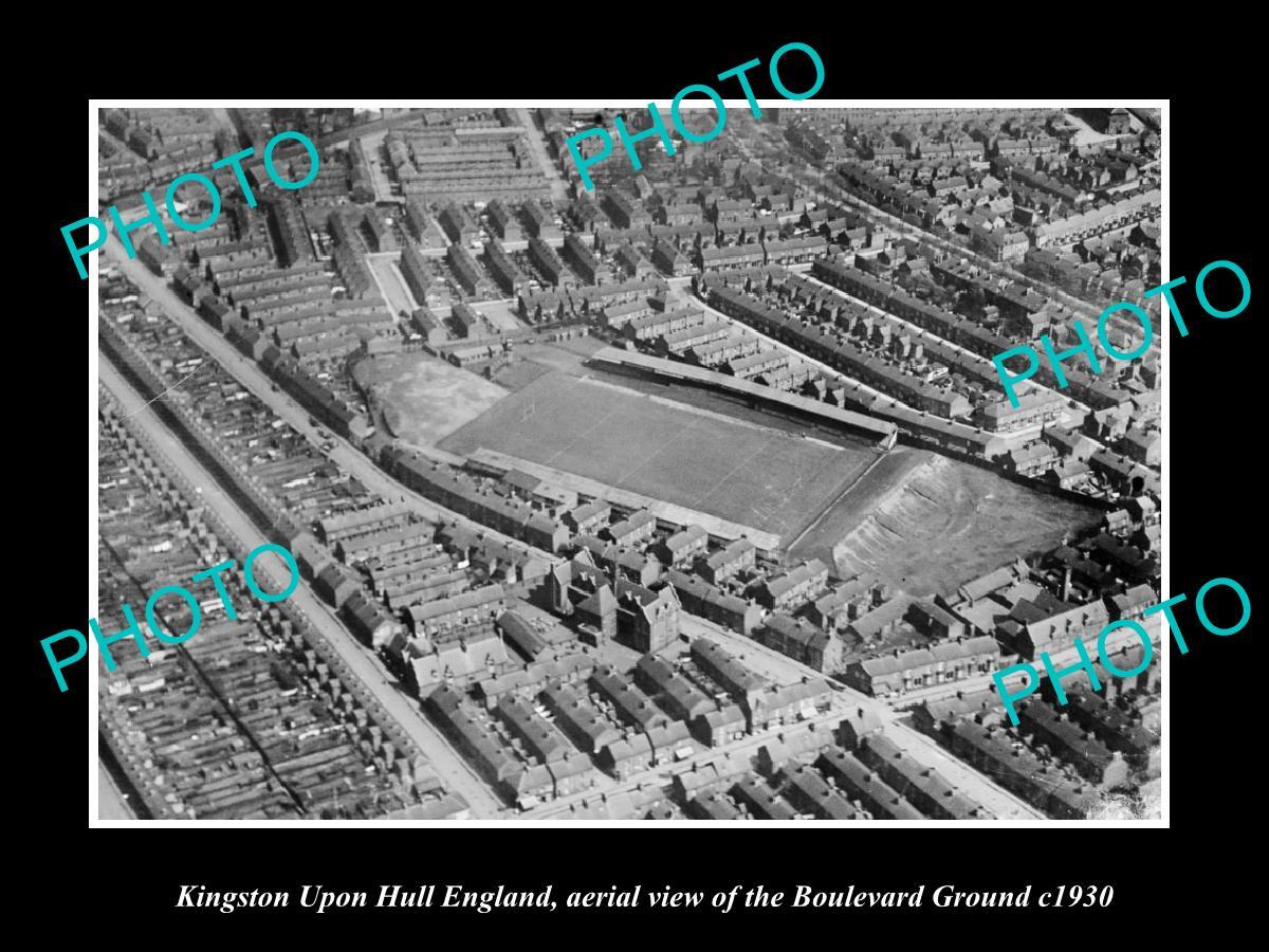 OLD LARGE HISTORIC PHOTO KINGSTON UPON HULL ENGLAND THE BOULEVARD ...