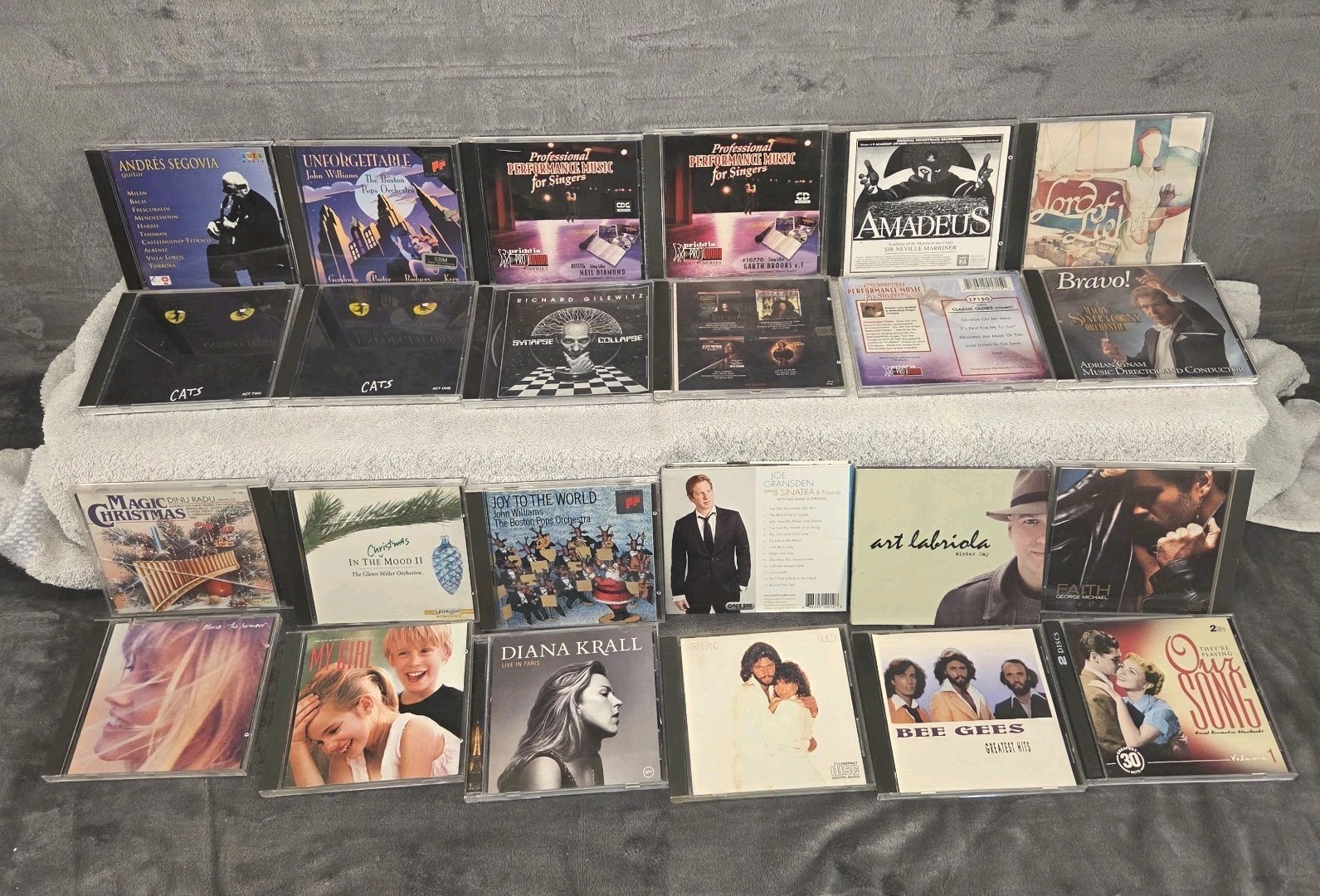 Lot of 48 Assorted CDs MIX ALL Genres Artwork+Case RANDOM BUNDLE ...