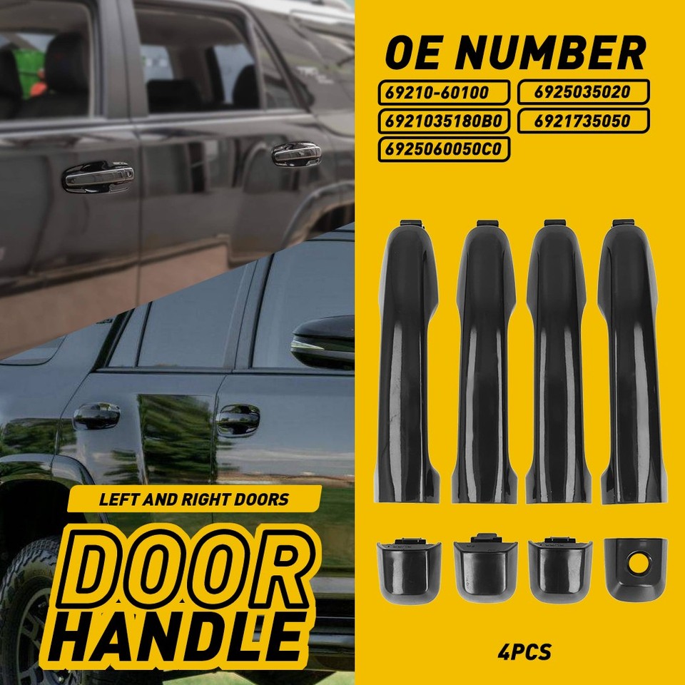 4PCS Outside Exterior Door Set Handles For Toyota 2010-2014 4Runner ...