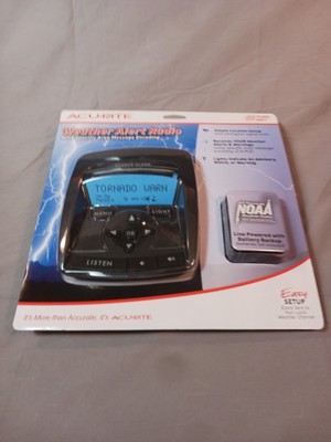 ACURITE NOAA Weather Alert Radio with Specific Area Message Encoding ...