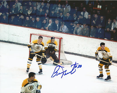 BERNIE PARENT Autographed Signed 8" x 10 Photo Boston Bruins ...