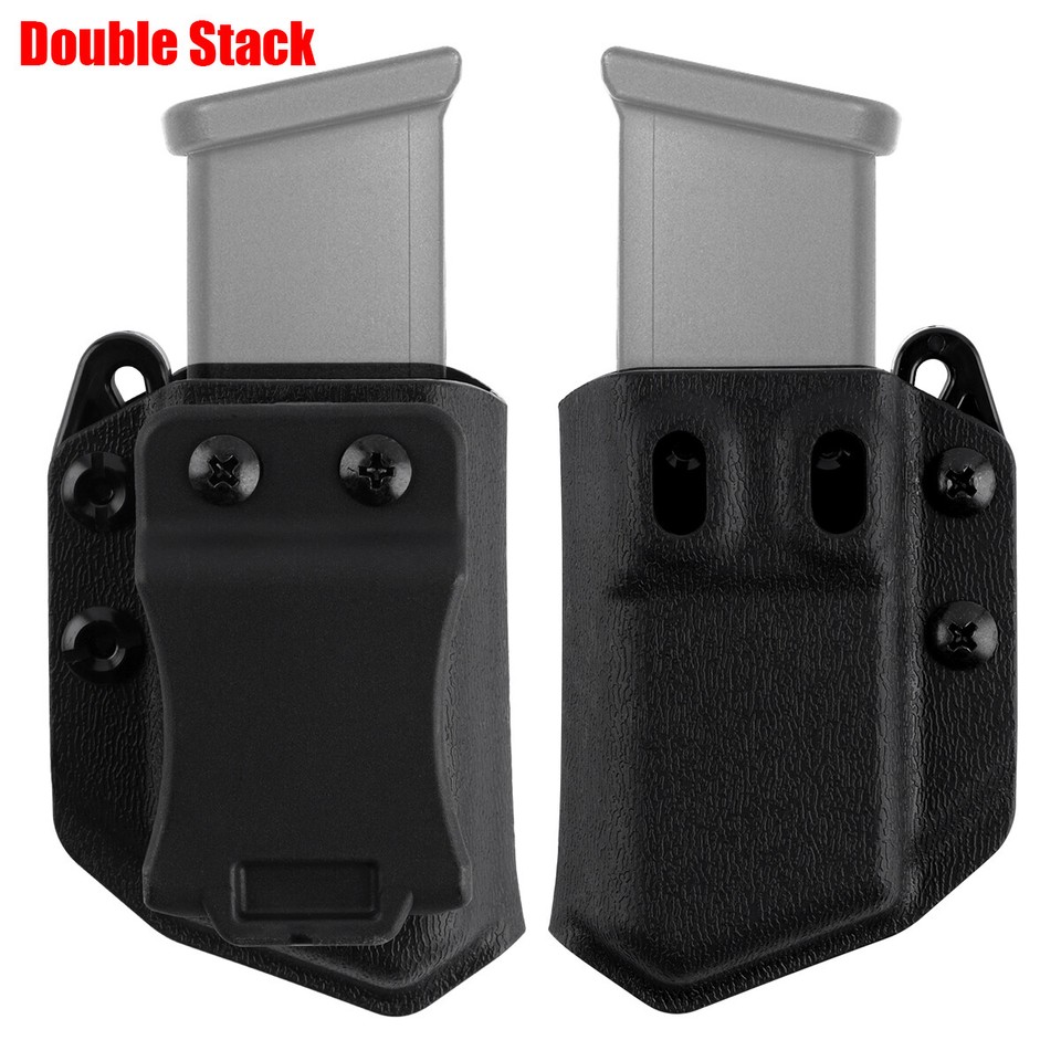 Universal Magazine Holder OWB Mags Holster Fits 9mm/.40 Single/Double ...
