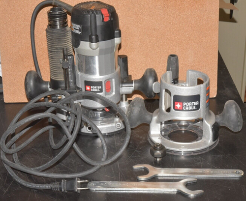 Porter Cable 890 Router with fixed/plunge bases, 2 collets, dust ...