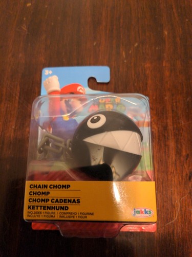 NEW Jakks Pacific World of Nintendo Super Mario 2.5" CHAIN CHOMP Mini ...