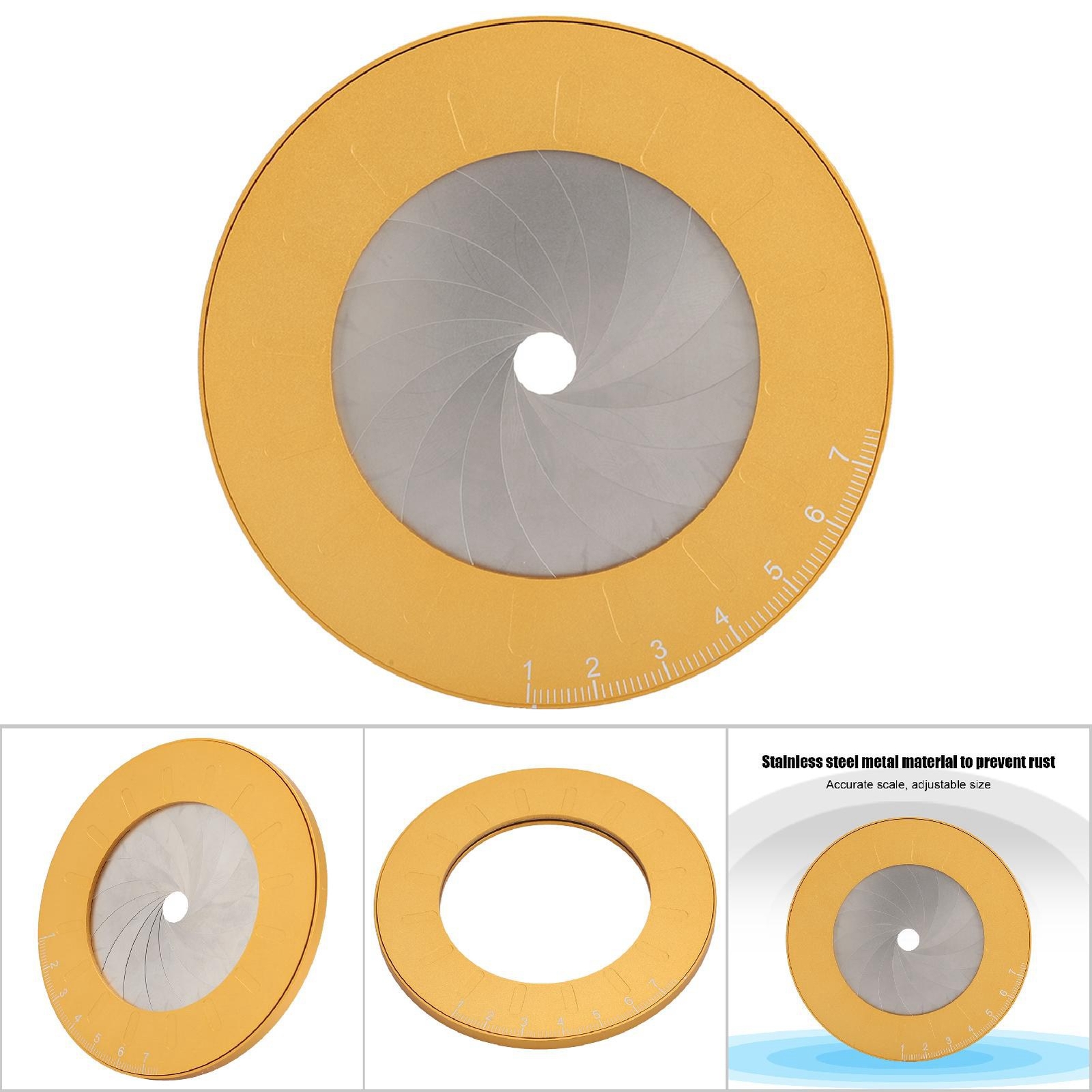 Metal Round Circle Drawing Tool Adjustable Drawing Ruler XXL | eBay