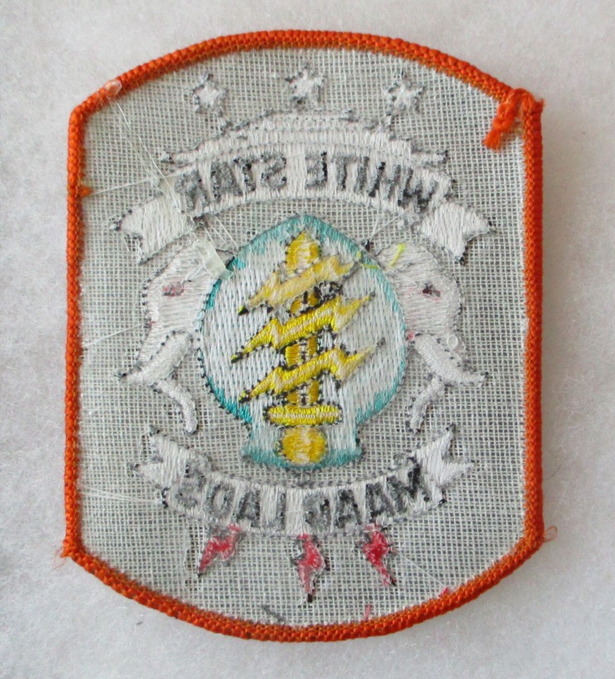 SPECIAL FORCES MAAG LAOS WHITE STAR PATCH Post VIETNAM War Made for ...