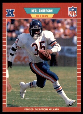 1989 Pro Set #35 Neal Anderson | eBay