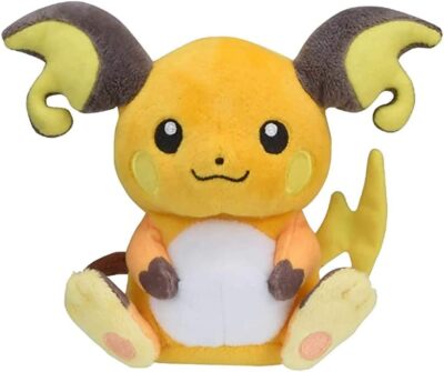 Pokemon Center Original Raichu Plush Toy Pokemon fit Sitting Cutie ...