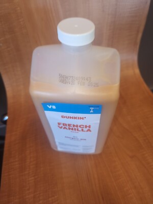 Dunkin Donuts French Vanilla Swirl with pump 64 oz Jug | eBay