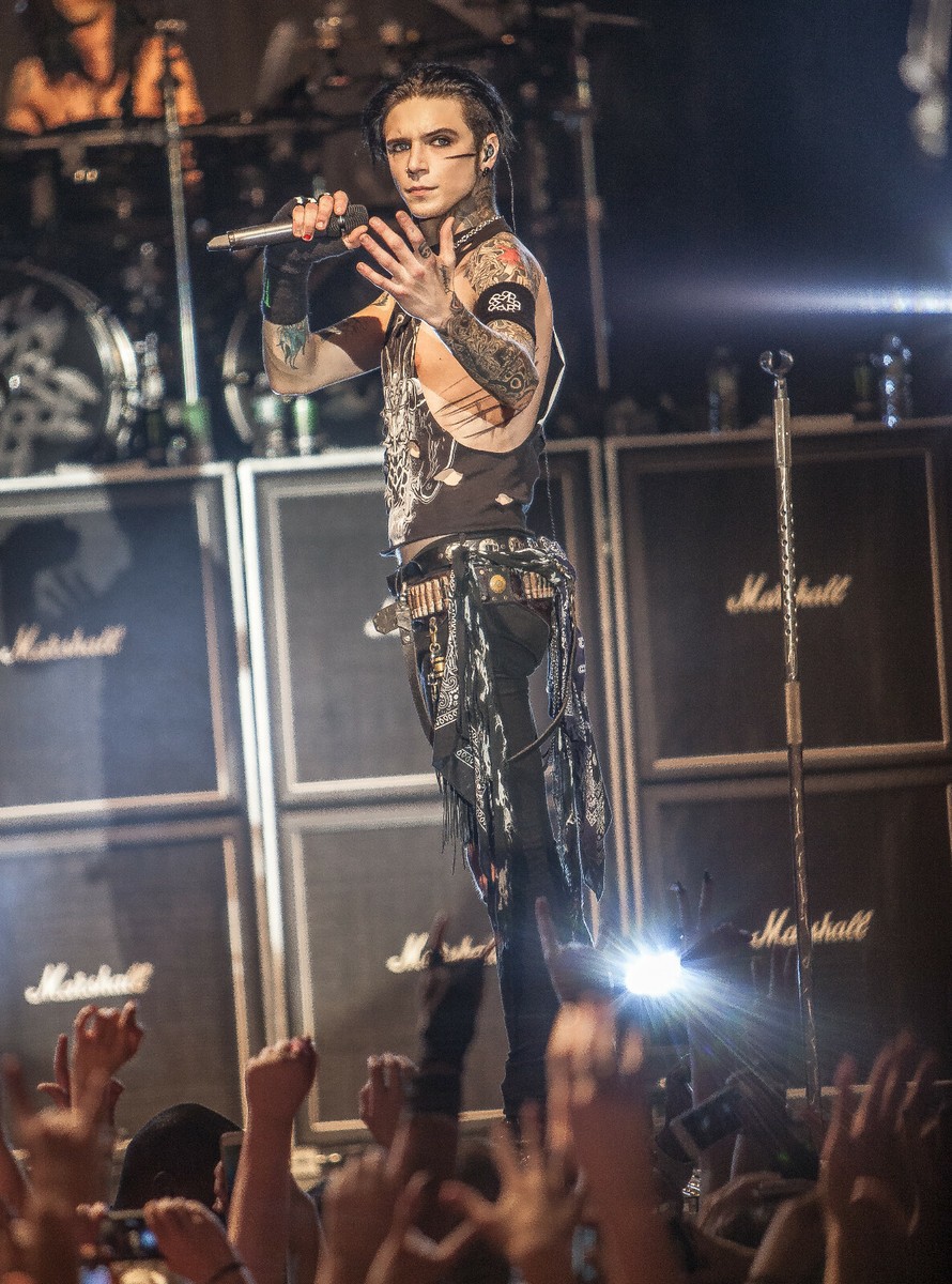 Andy Biersack On Stage