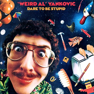 WEIRD AL YANKOVIC Dare to be Stupid BANNER HUGE 4X4 Ft Fabric Poster ...