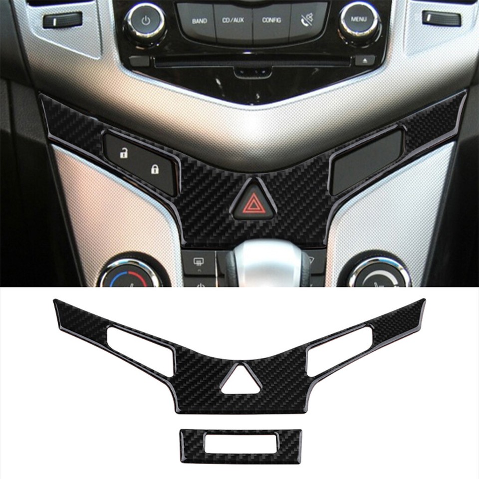 29pcs Carbon Fiber Full Interior Sticker Trim Kits For Chevrolet Cruze ...