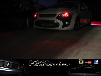 Ford Fg and FPV L.e.d Parker light bulbs- Red by FL Designed xr6 xr8 f6 ...