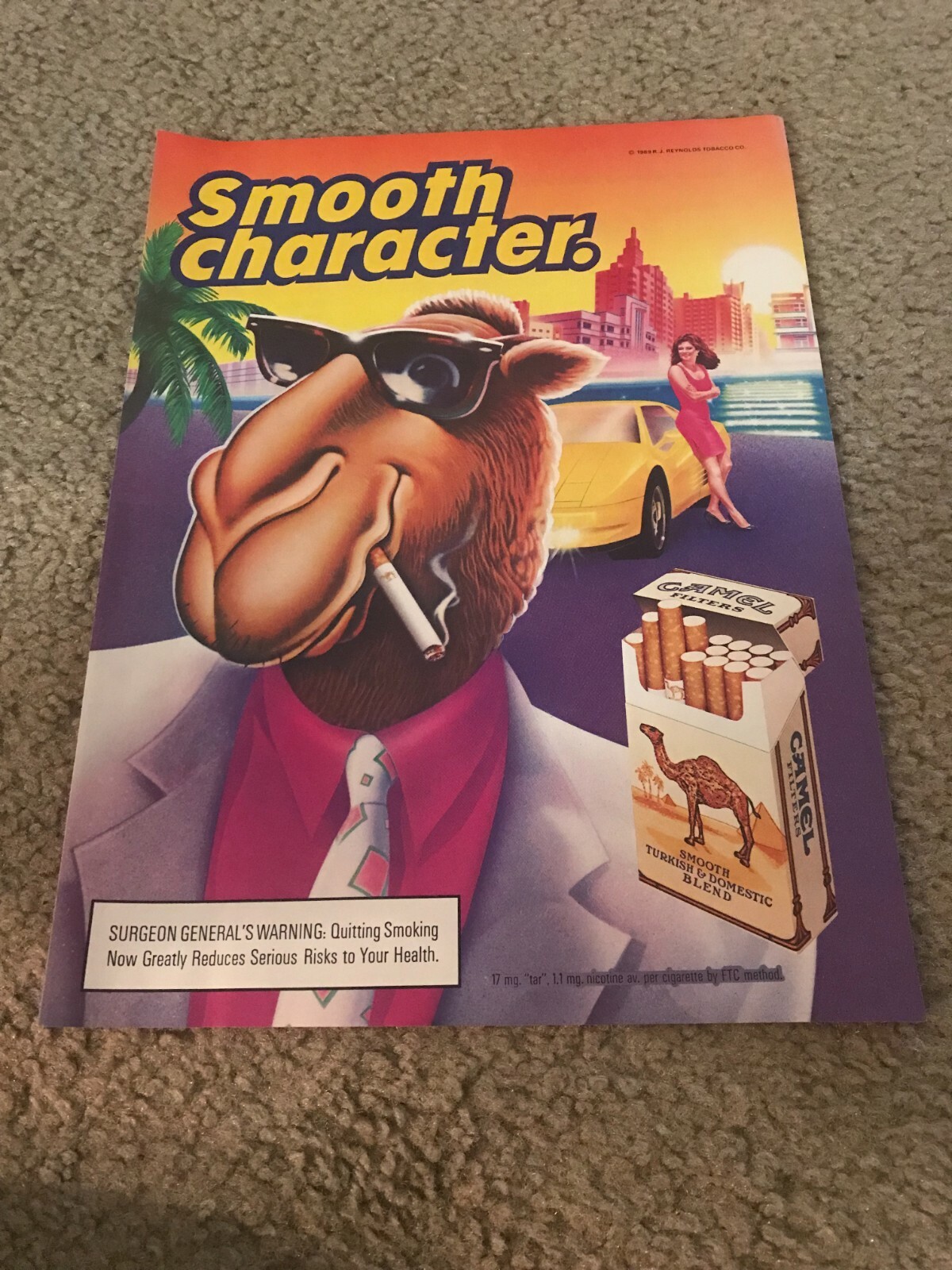 Joe Camel Cigarettes Ads