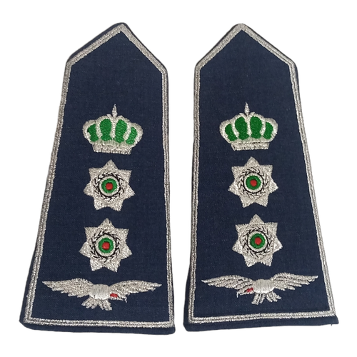 Jordanian Air Force Colonel Shoulder Rank Slides Rare RJAF Jordan Armed ...