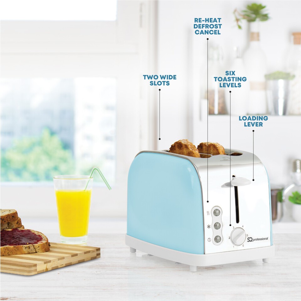 Retro Stainless Steel 1.8L Kettle 360° Swivel Base & 2 Slice Toaster ...